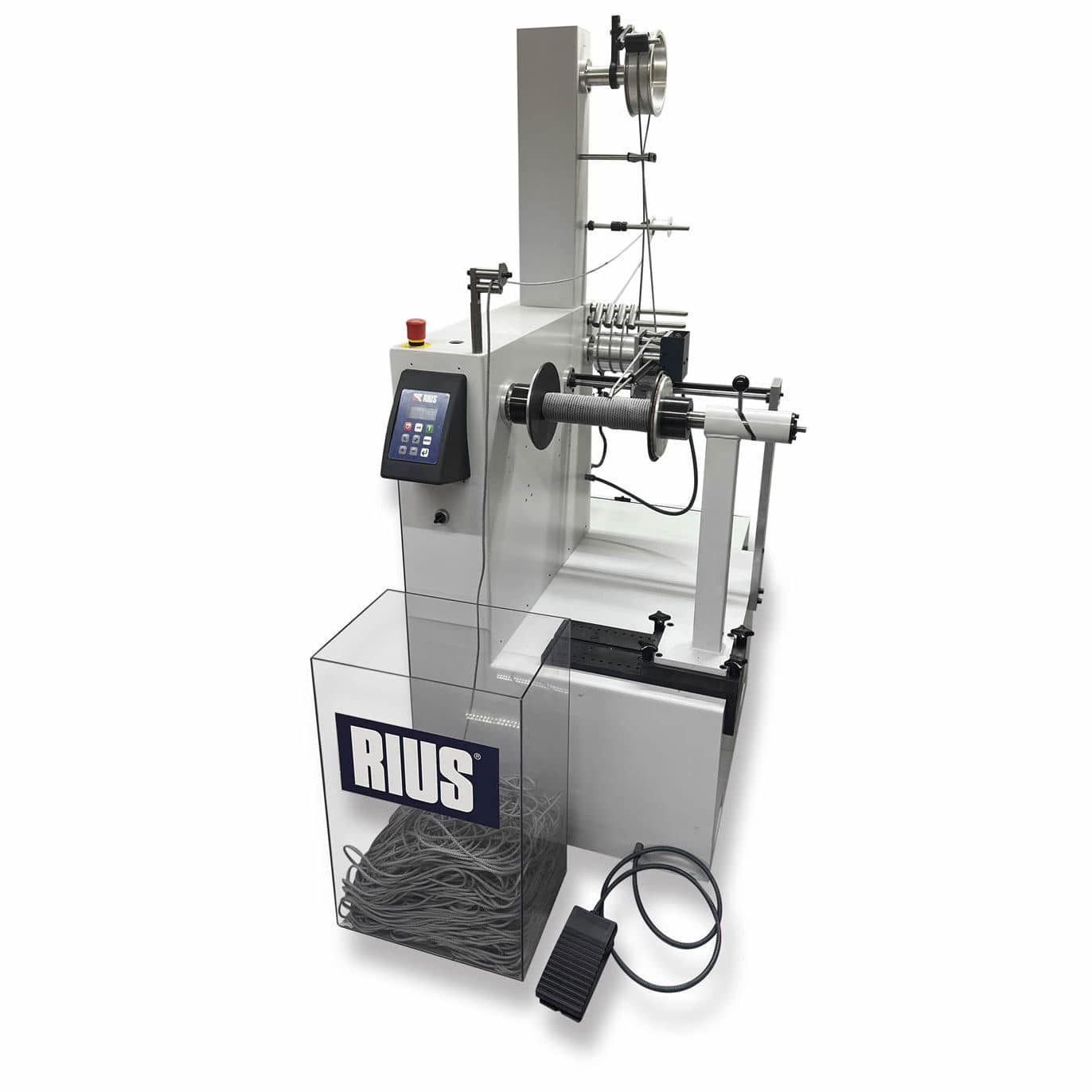 Automatic winder - M-7FI - RIUS-COMATEX - tape / cable / yarn