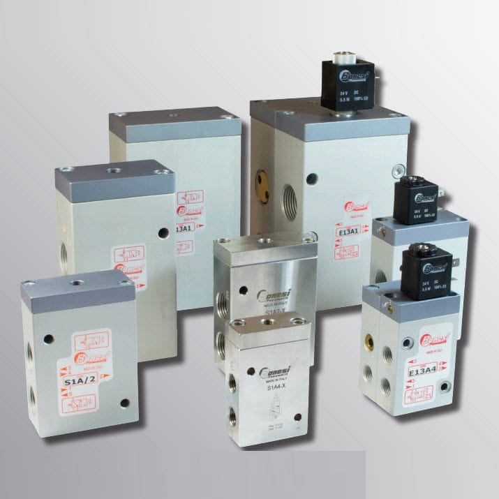 Poppet pneumatic directional control valve - A series - Bonesi ...