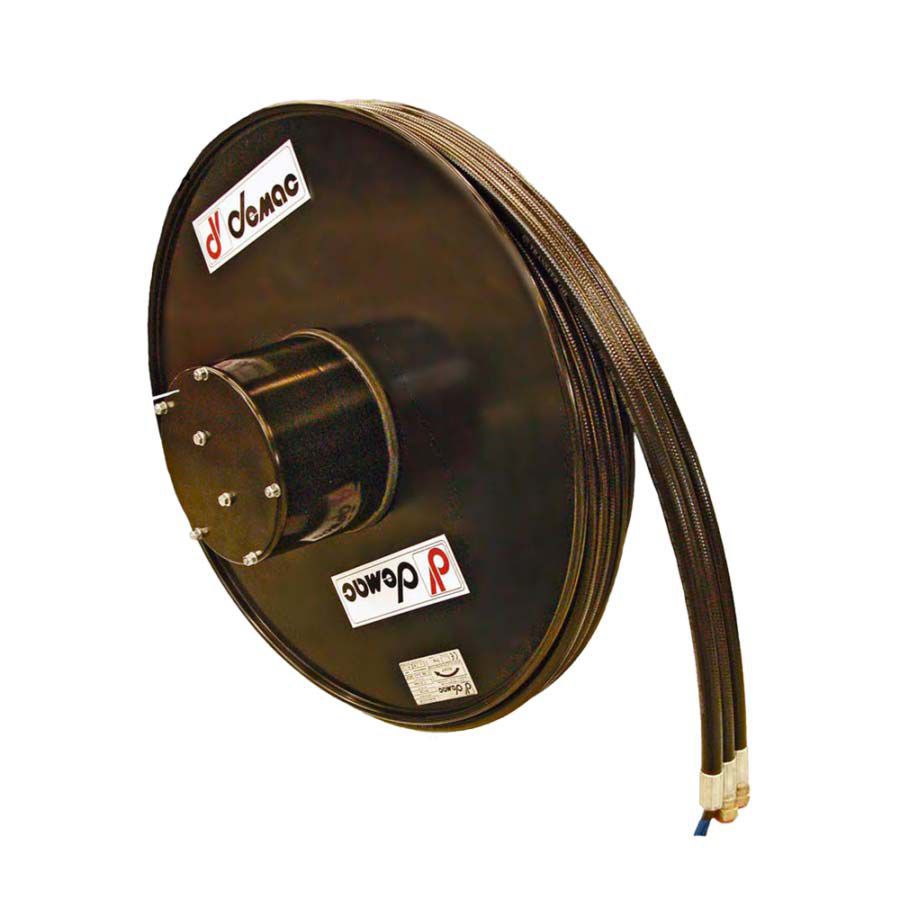 Hose reel - DEMAC Srl - cable / hydraulic motor / fixed