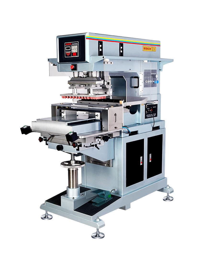 Pad printing machine with open ink cup - WN-135B - WINON INDUSTRIAL CO ...