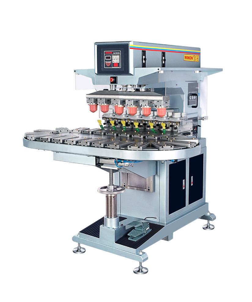Pad printing machine with closed ink cup - WN-133E - WINON INDUSTRIAL ...
