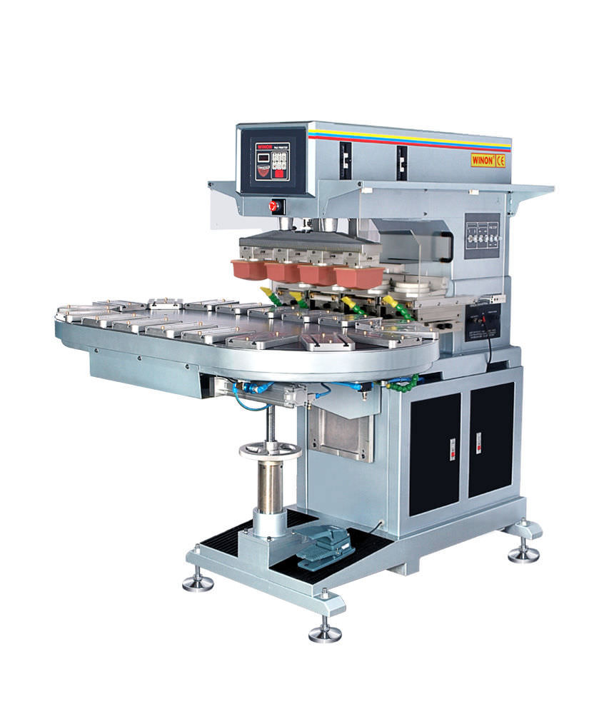 Pad printing machine with closed ink cup - WN-137E - WINON INDUSTRIAL ...