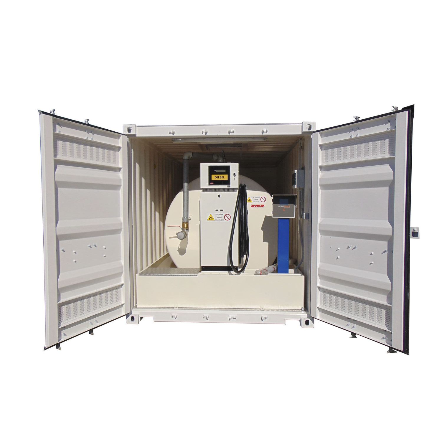 Storage tank - DT / BC series - AMA S.p.A. - fuel / metal / horizontal