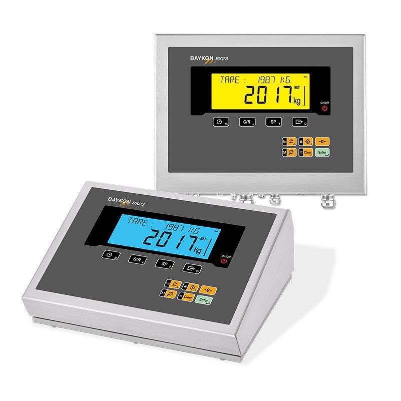 LCD display weight indicator - BX23 /BX23D - BAYKON Industrial Weighing ...