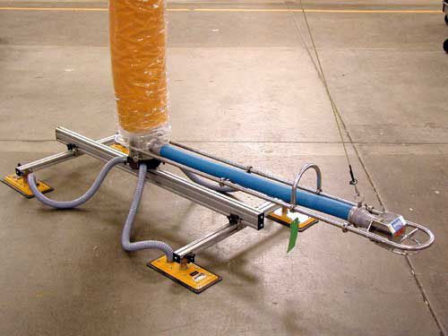 Wooden sheet tube lifter - VT200-2.5-D9 - ANVER Vacuum System Specialists