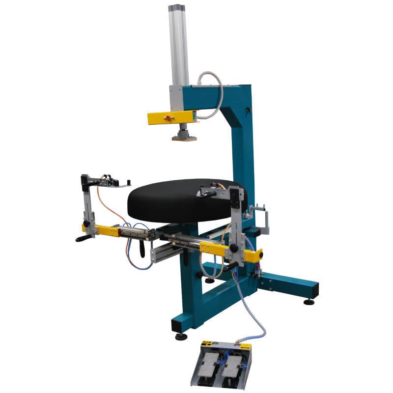 Pneumatic press - PDK-2/PDS - REXEL - forming / upholstery / rotating table