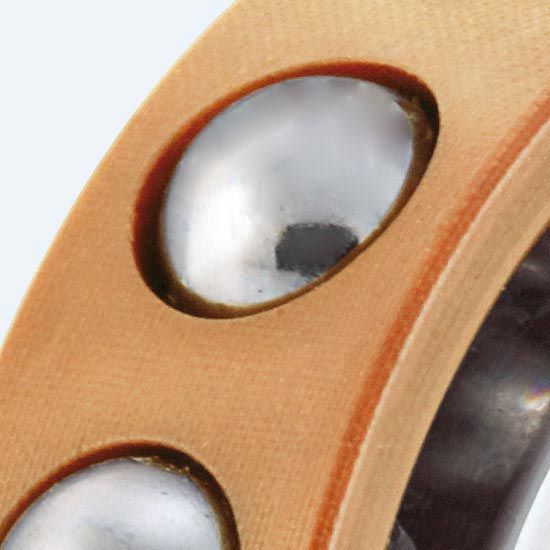 Hybrid bearing - GMN - ball bearing / radial / axial