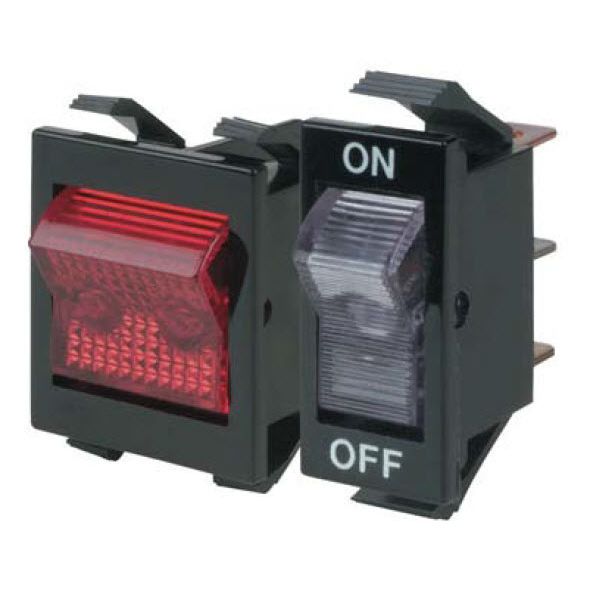 Rocker switch - 1600/2600 series - Eaton Commercial Controls - single ...