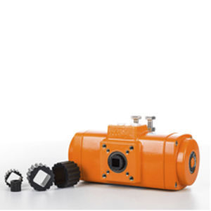 Pneumatic valve actuator / rotary / rack-and-pinion / double-acting ...