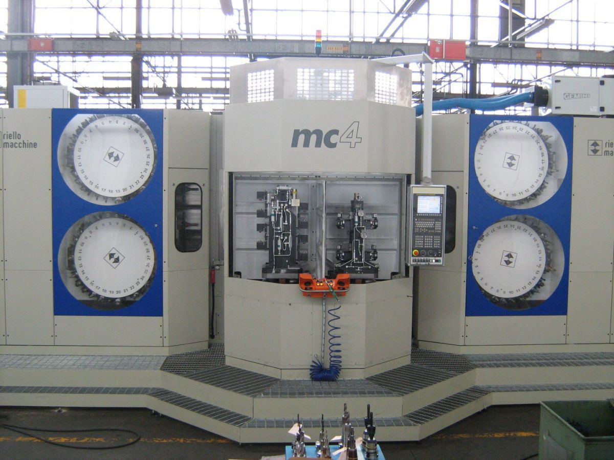 Rotary transfer machine - MC4 320 - MANDELLI - CNC / 4-position / multi ...