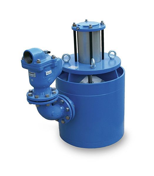 Gate valve - ERHARD - pneumatically-operated / purge / for air
