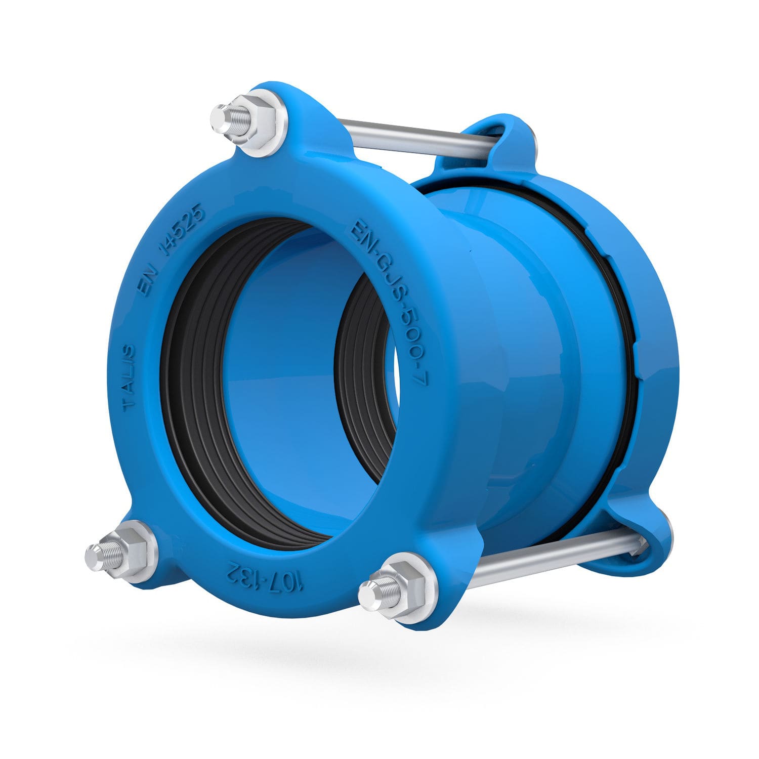 Protection pipe coupling - Belgicast - reducing / epoxy / cast iron