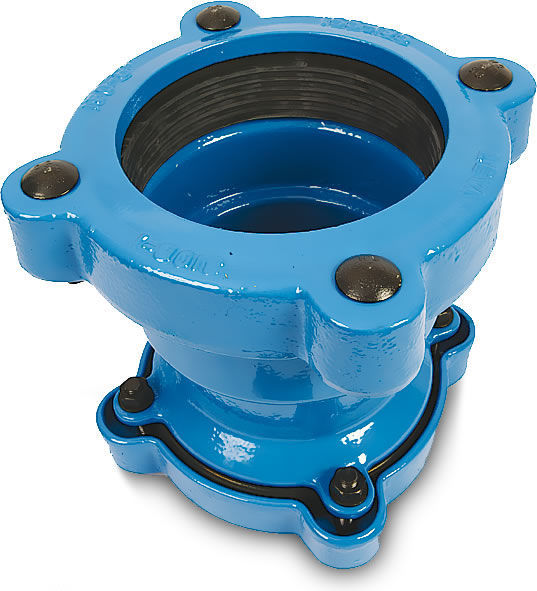 Epoxy pipe coupling - 3500 series - Belgicast - Dacromet / cast iron / iron