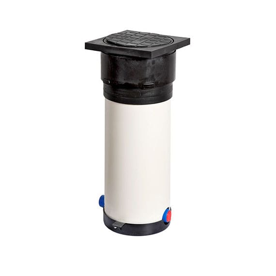 Portable box - EBCO - Belgicast - cylindrical / plastic / for water meters