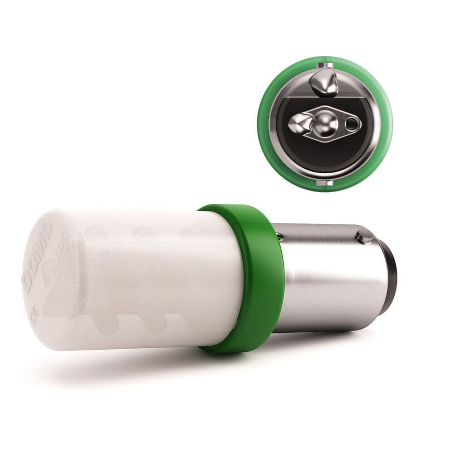 LED bulb - BA 15s - DOMO - 240 VAC / 24VAC / 130 VAC