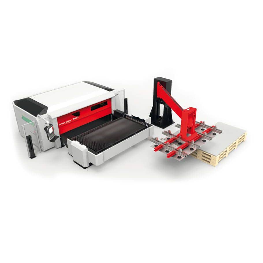 Cutting loading and unloading system - TCI CUTTING - for metal sheets / automatic