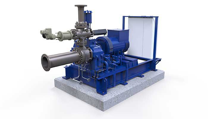 Electric steam generator - Howden BC Compressors - vertical / on skid ...