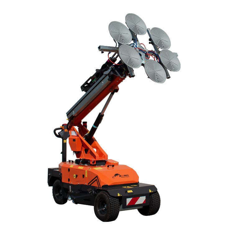 Self-propelled mini crane - MPK10 - Jekko Cranes - telescopic ...