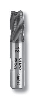 Solid milling cutter - 038S, 038A series - SILMAX - roughing / HSS / 2 ...