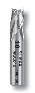 Solid milling cutter - 108, 109 series - SILMAX - 2-flute / with ...