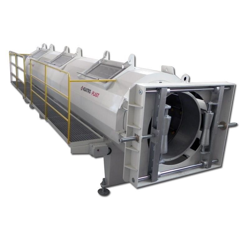 Extrusion cooling bath - KUATRO PLAST - tube / water spray