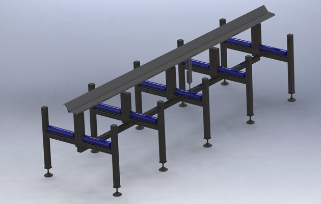 Extrusion line tilting table - KUATRO PLAST