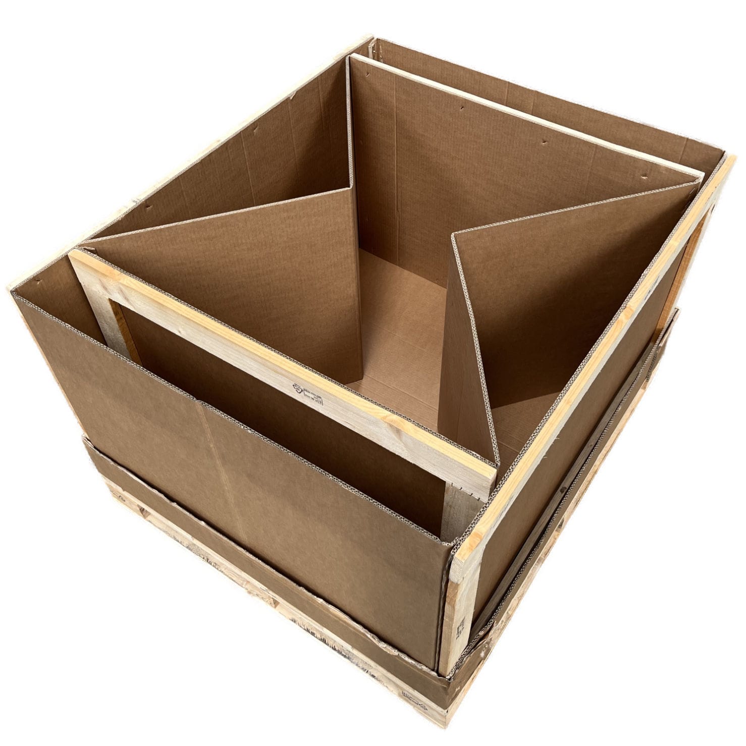 Cardboard pallet box - SPAZIO ZERO CARDBOARD&WOOD ULTRA - TELOS SRLS ...