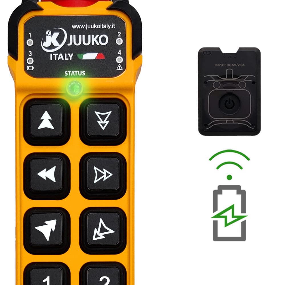 Wireless remote control - JK808QI - Juuko Italy - with buttons / industrial / 8-button