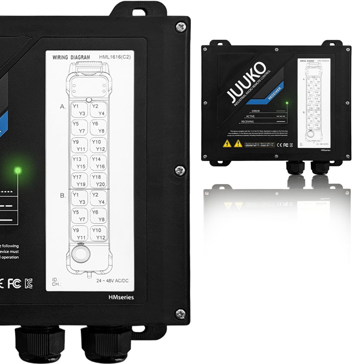 Radio remote control receiver - HML-44 - Juuko Italy - wireless / dual ...