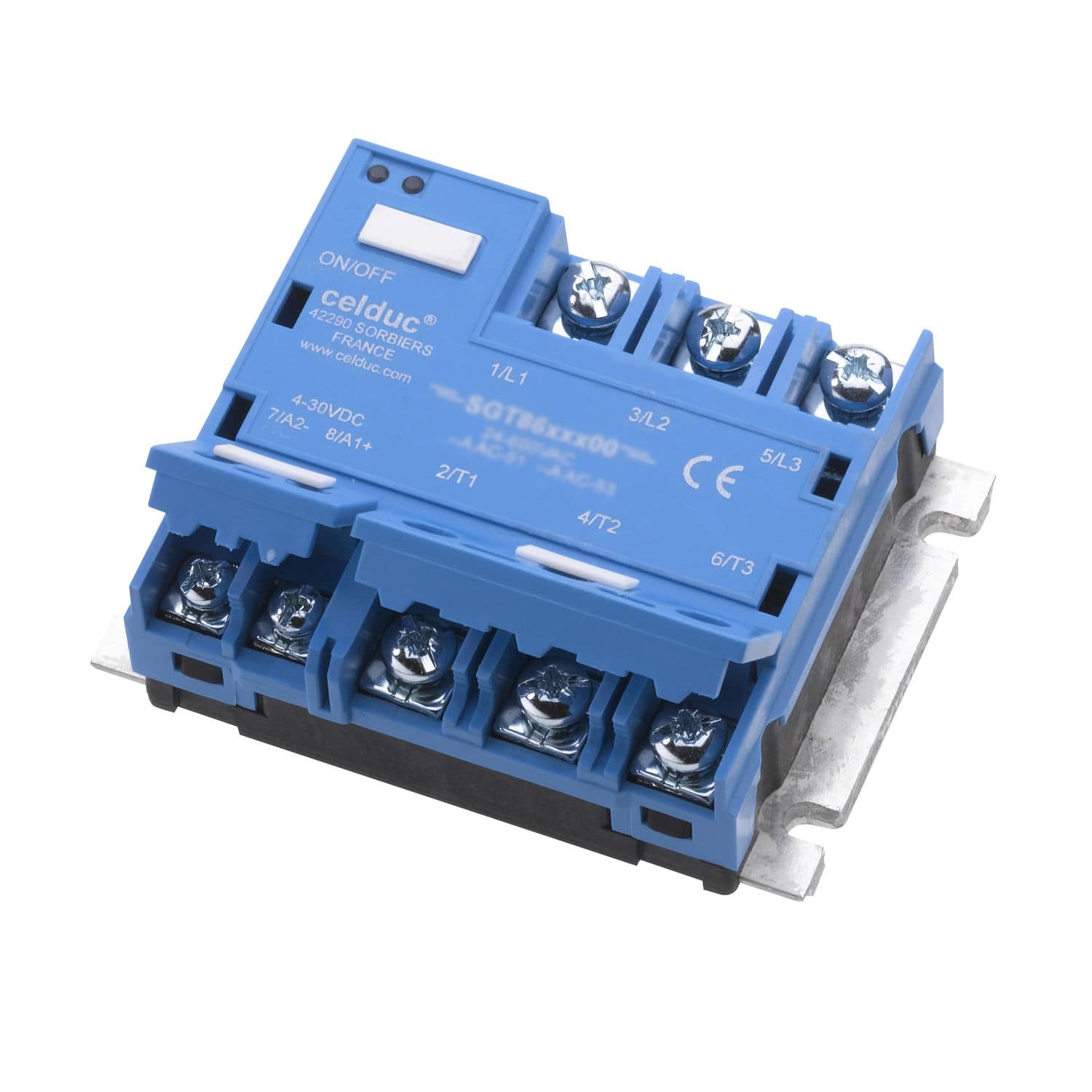 Three-phase solid state relay - SGB 2G series - celduc relais - panel-mount