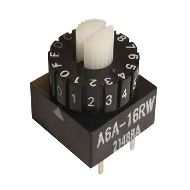 Rotary switch - A6A series - OMRON Electrical Components - DIP ...