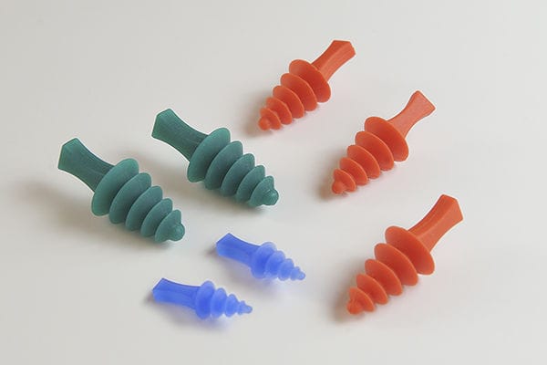 Cylindrical plug - MSP series - Global Mask - male / silicone / insert