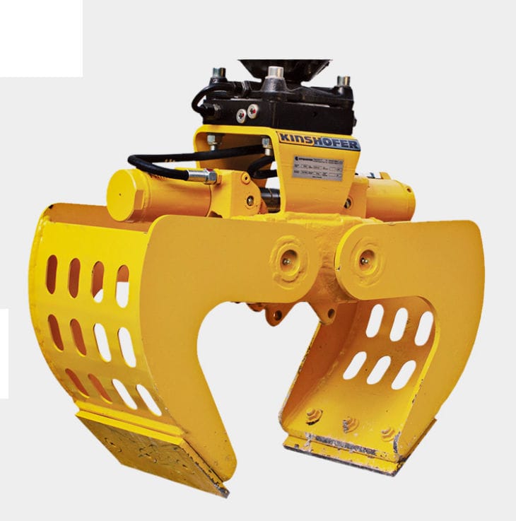 Demolition grab - G50 - Brokk - hydraulic / scrap / wood