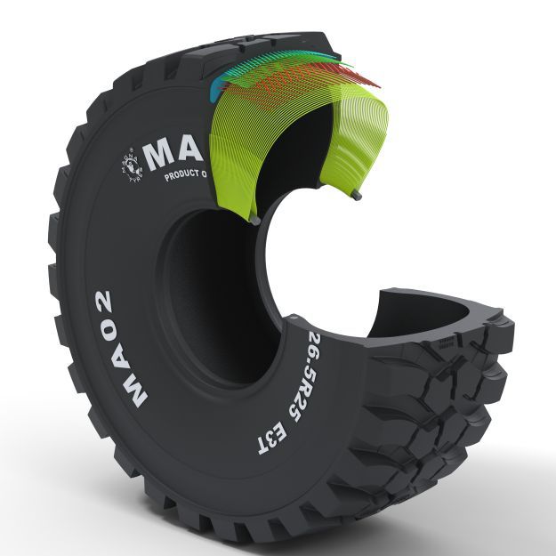 Construction equipment tire / radial - 23.5R25 - 29.5R25 | MA02 - Magna ...