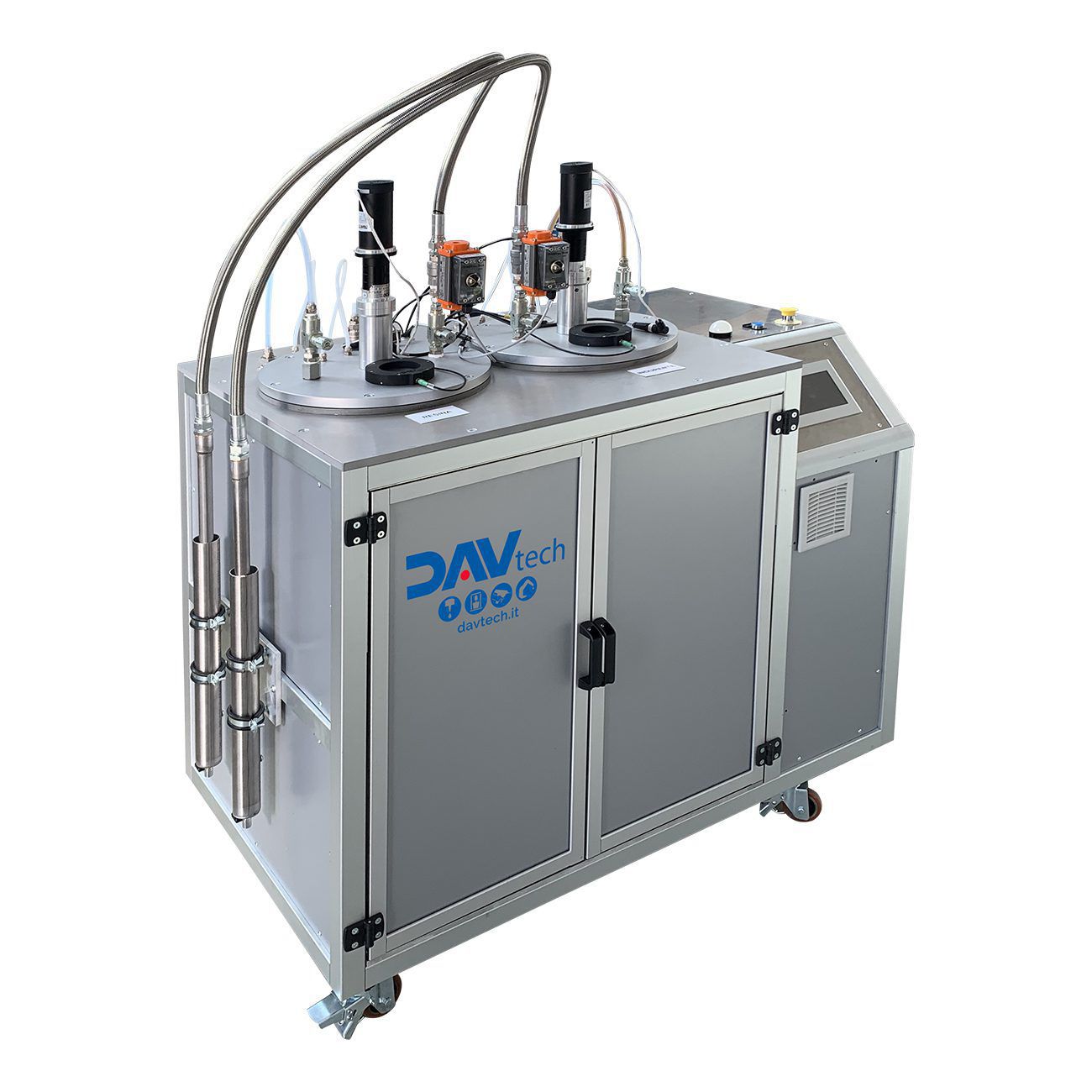 Vacuum degassing unit - DAV TECH Srl - resin / oil