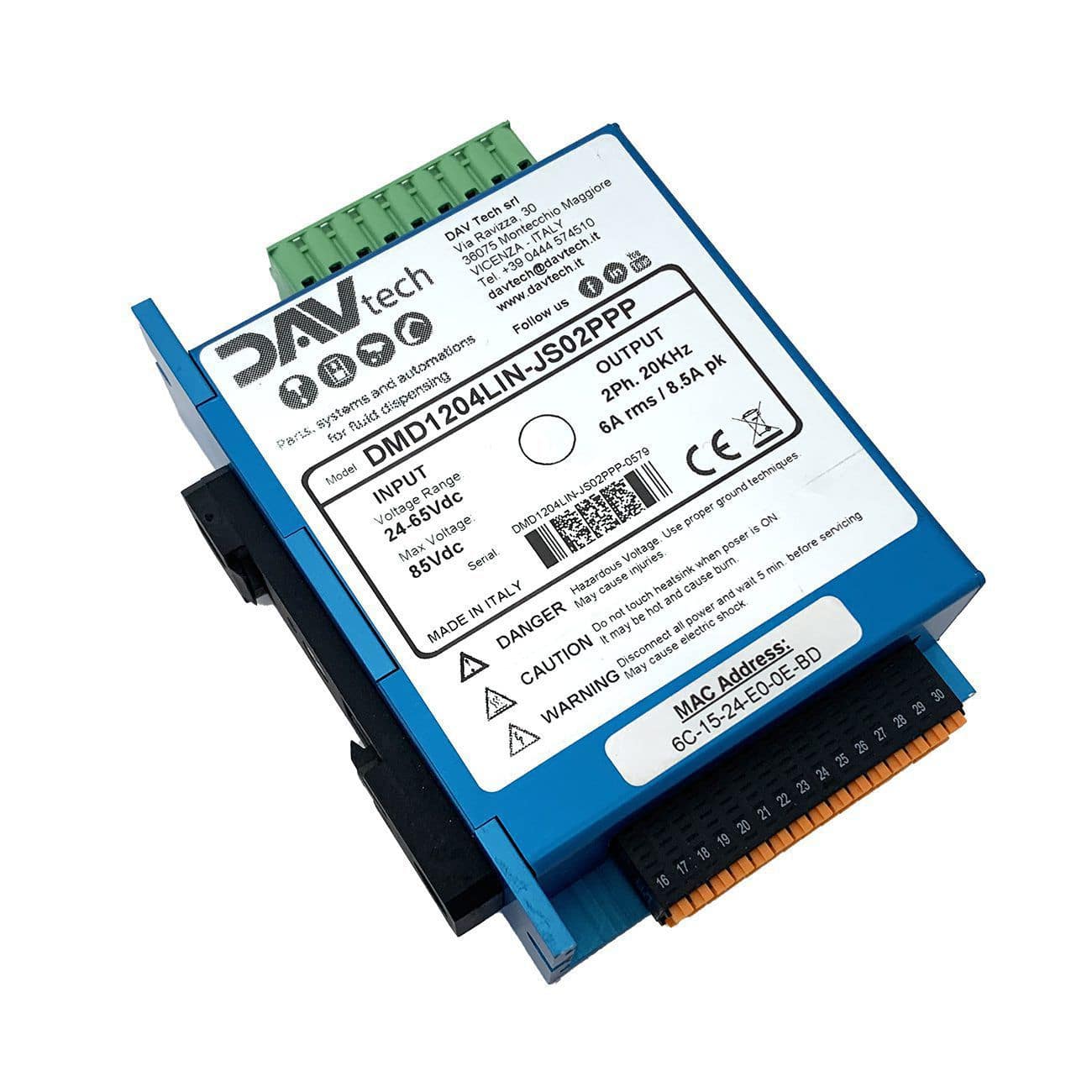 Multi-axis motion control card - GP - DAV TECH Srl - Ethernet / Modbus ...