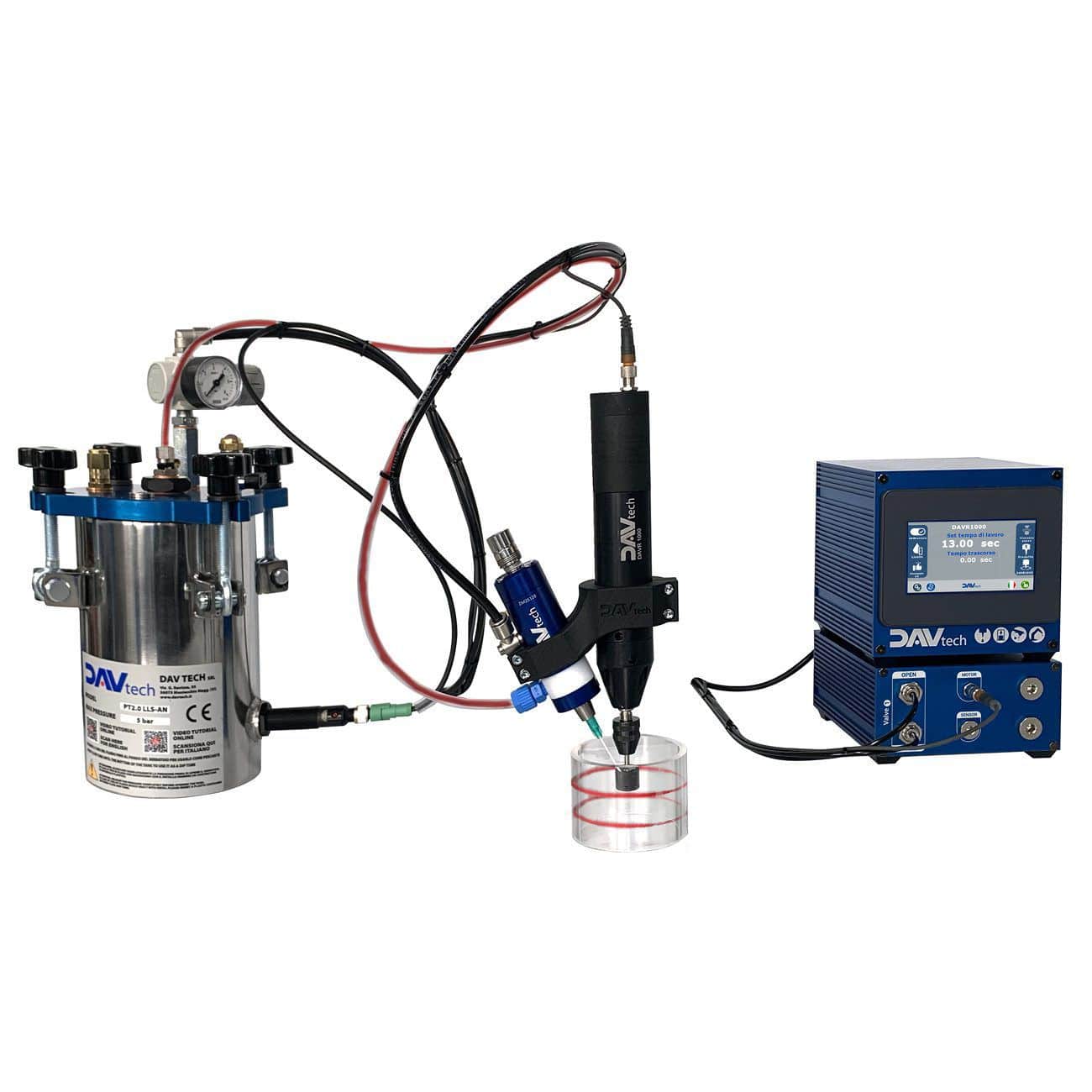 Anaerobic glue dispensing system - DAV TECH Srl - for primers / contained