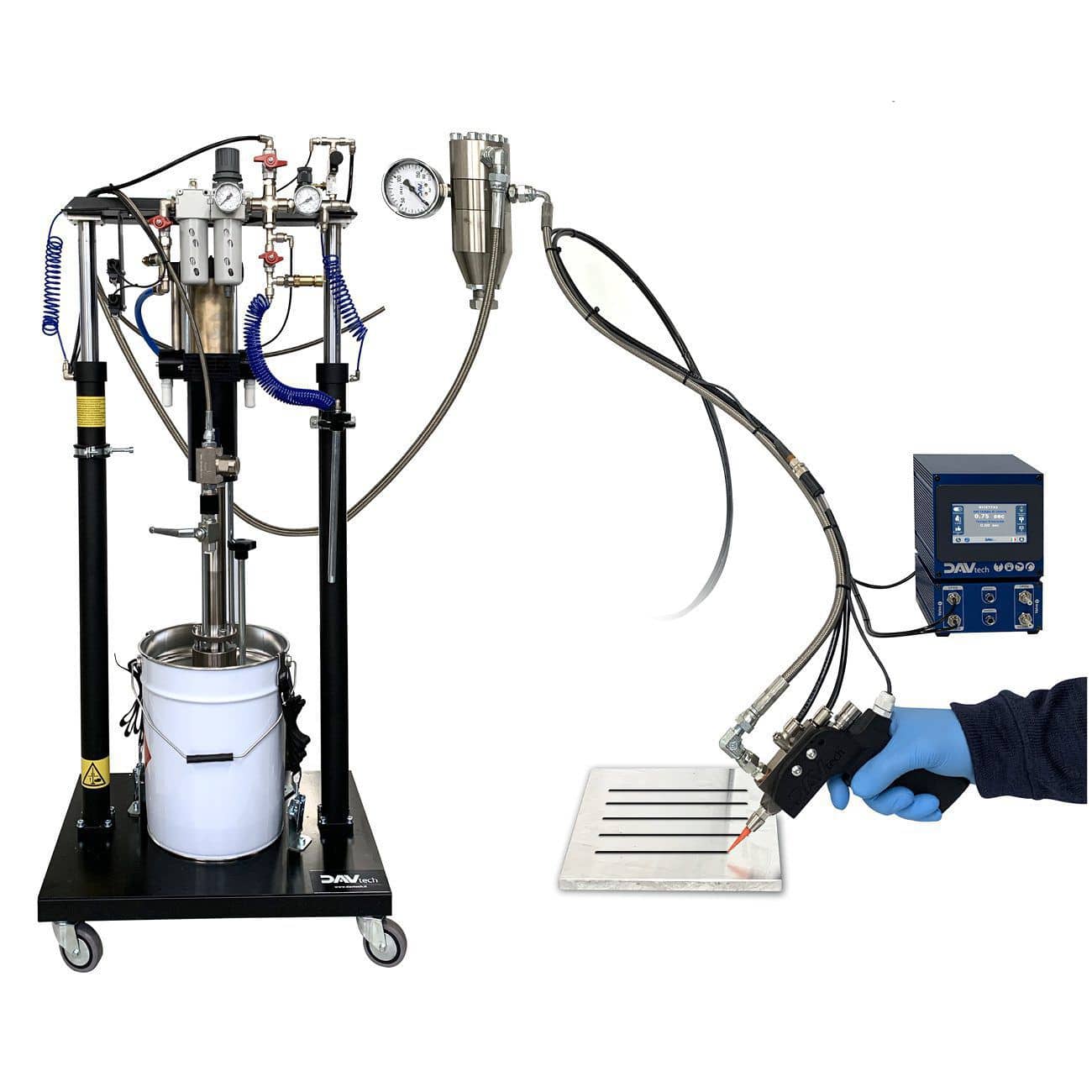 Single-component resin dispensing system - DAV TECH Srl - adhesive ...