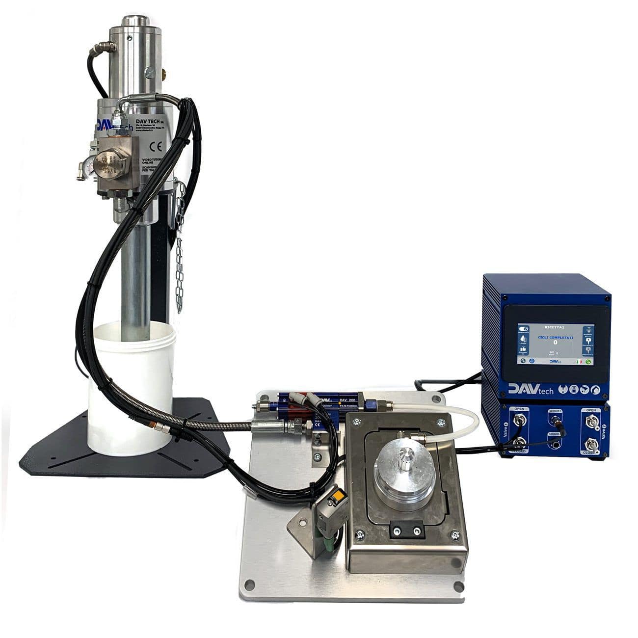 Oil dispensing system - DAV TECH Srl - grease / volumetric / cartridge