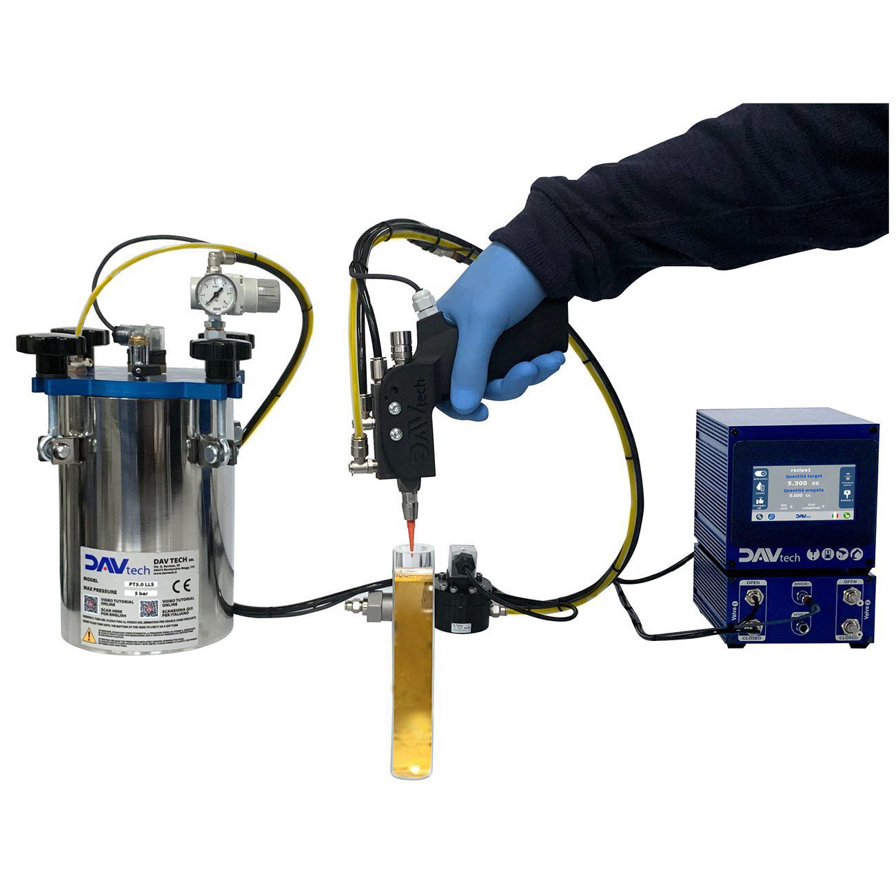 Oil filling system - DAV TECH Srl - for epoxy adhesive / release agent ...