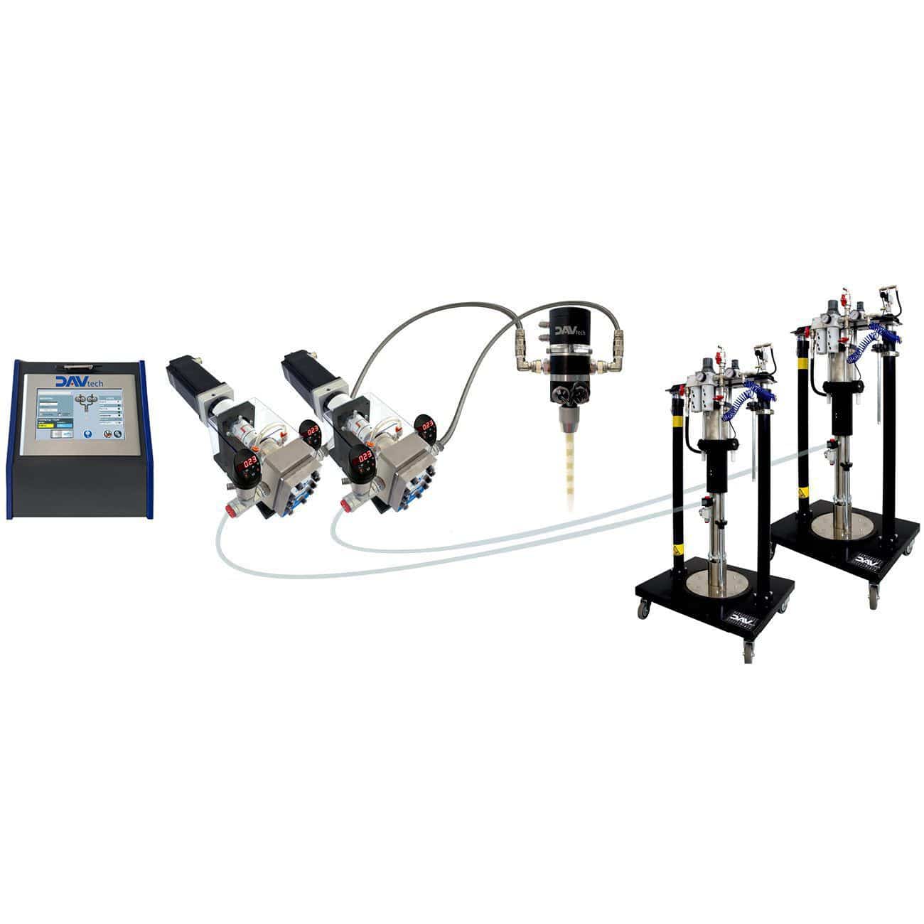 Adhesive dispensing system - DAV TECH Srl - volumetric / pneumatic / manual