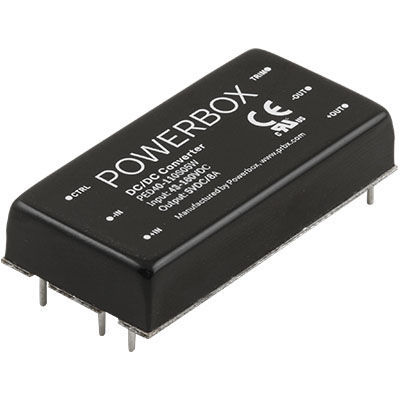 SMD DC/DC converter module - PED40W series - Powerbox - 4:1 input voltage range / industrial ...