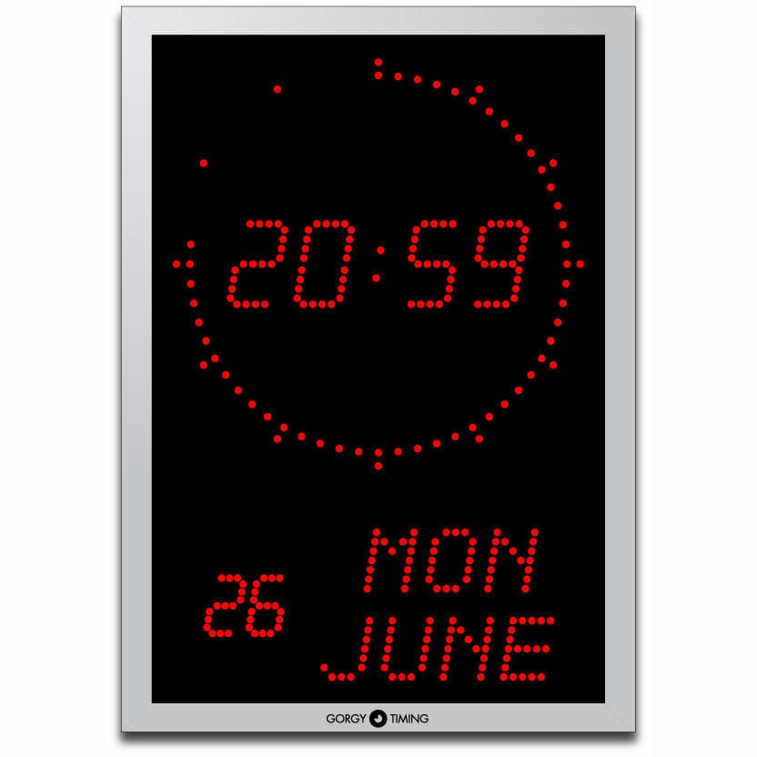 Digital clock - LEDICA® ALPHA 7.60.M.S - GORGY TIMING - LED / indoor ...