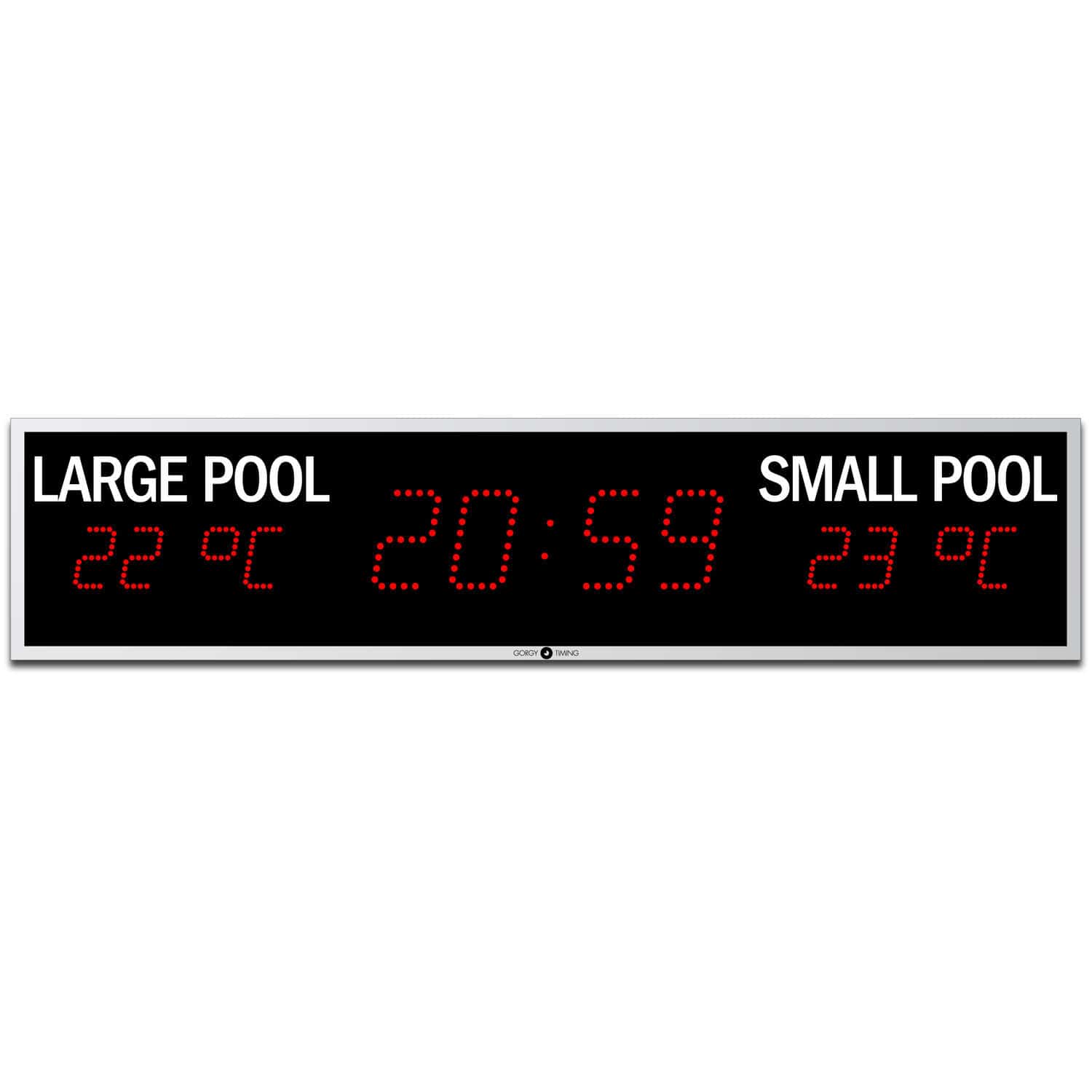 LED display - LEDI® POOL - GORGY TIMING - 1-line / temperature ...