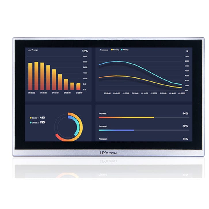 HMI with touch screen - PI8150ig(NWG) - Wecon Technology Co.Ltd - panel-mount / 1920 x 1080 ...