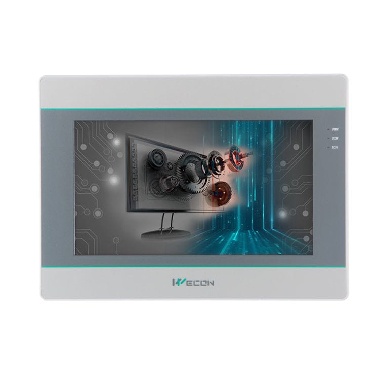 HMI with touch screen - PI8102ig - Wecon Technology Co.Ltd - panel-mount / 1024 x 600 / LED ...