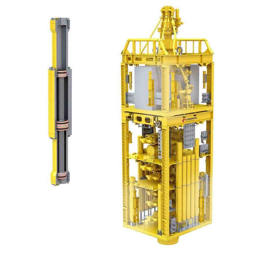 Hydraulic system pressure intensifier - CAMERON