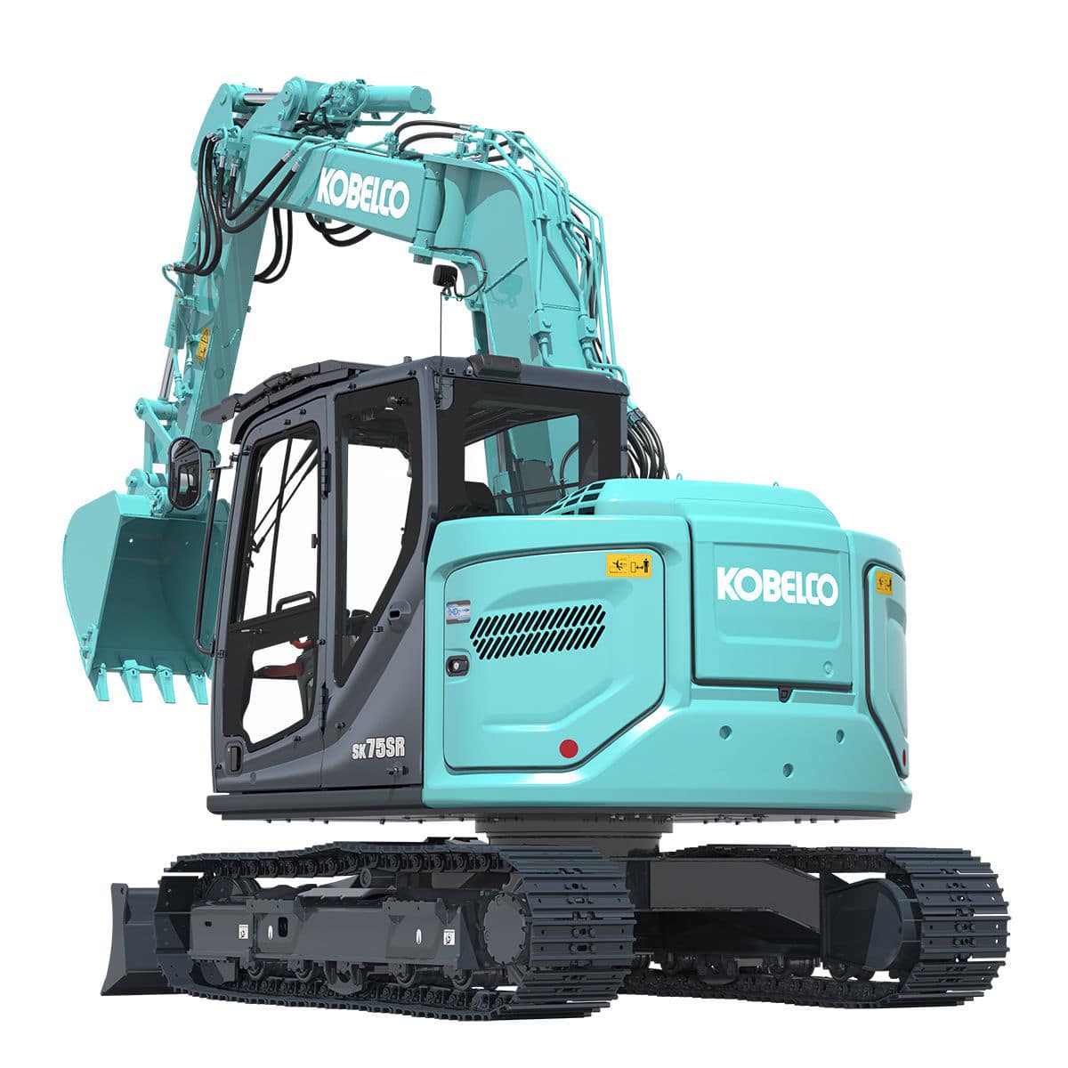 Medium excavator - SK75SR-7 Side Drain - Kobelco Cranes Co., Ltd ...