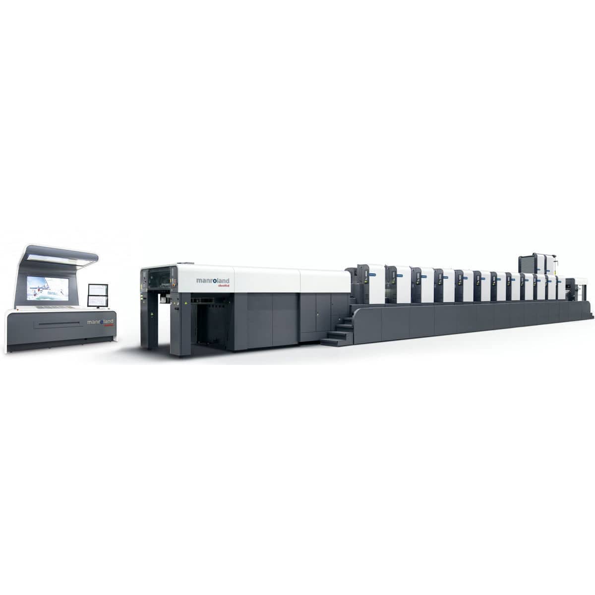 Sheet fed offset printing machine - 700 Evolution Elite - Manroland ...