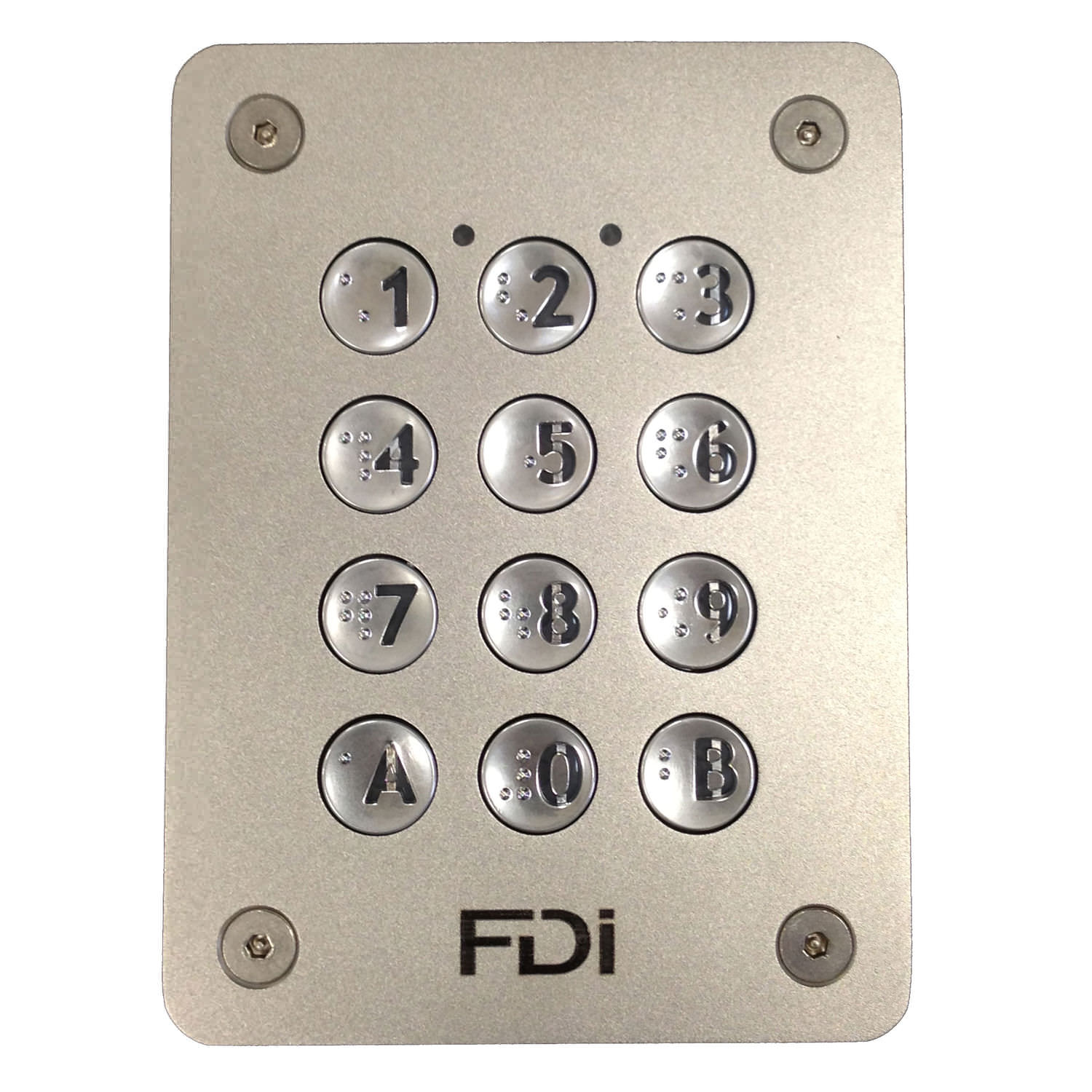 12-key keypad - FD-060-164 - FDI MATELEC - panel-mount / metal / vandal ...